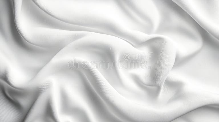 Luxurious White Draped Fabric Texture Stock Illustration - Illustration ...