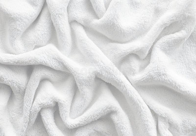 Luxurious White Fluffy Fleece Fabric Texture High Quality Image Stock ...