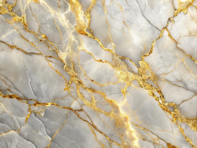 Luxurious White Marble and Ceramic Tile Design a Stunning Grey and Gold ...