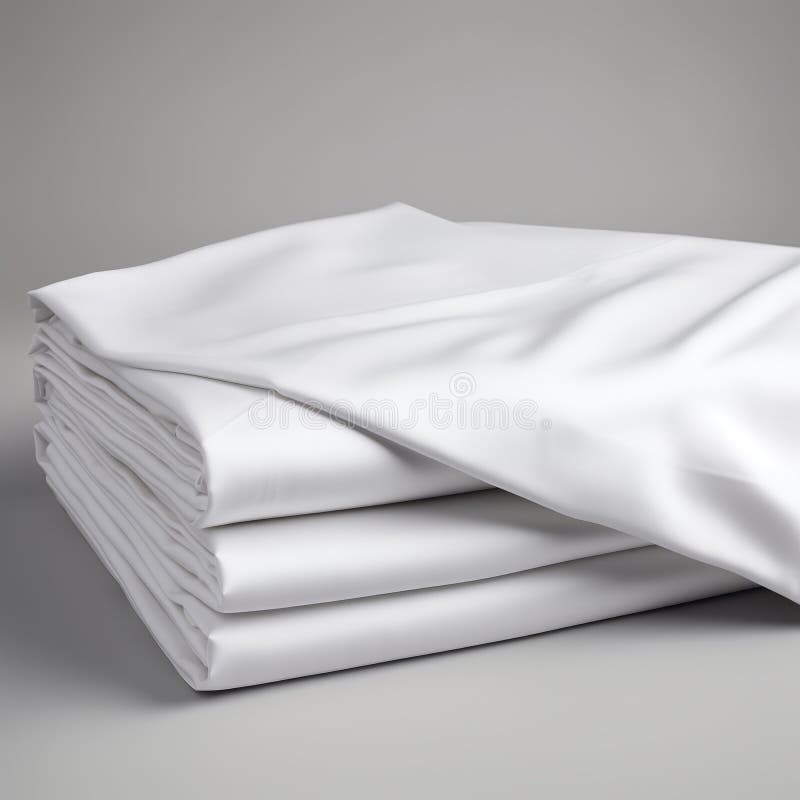 Luxurious White Sheets on Grey Background: a Zbrush-inspired Artwork ...