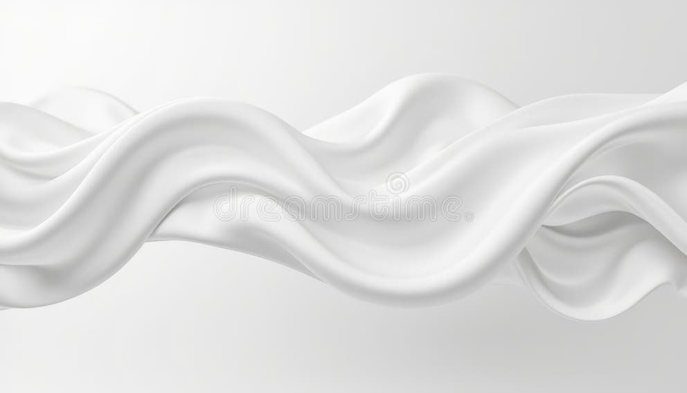 Luxurious White Silk Fabric Texture Background, Smooth and Flowing ...