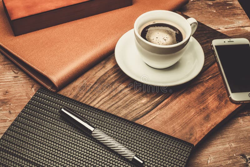 Luxurious writing tools stock image. Image of organizer - 55409273