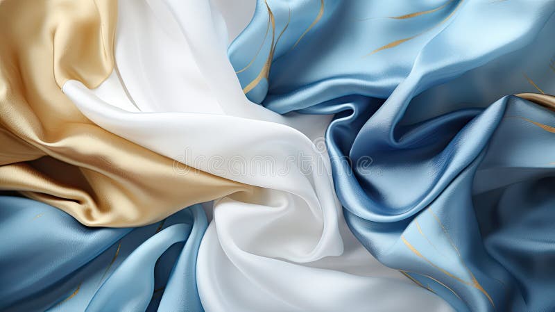 The Luxuriousness of Fine Fabric Stock Illustration - Illustration of ...