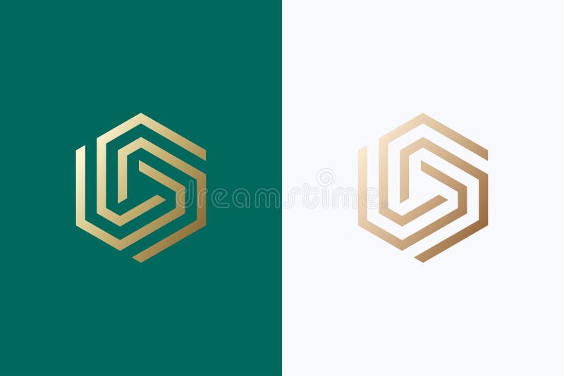 Modern Hexagonal Geometric Linear Logo Design for Corporate Branding ...