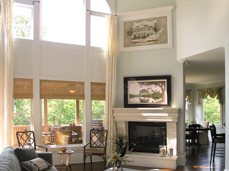 Luxury 7 - living room 2 stock photo. Image of floor, entertain - 3136794