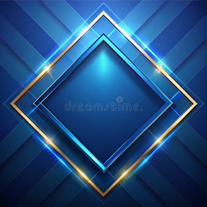 Luxury Abstract Blue Square Background for Modern Design Projects Stock ...