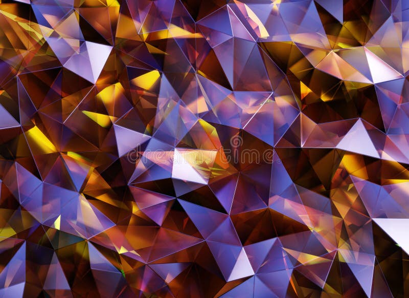 Luxury Abstract Color Realistic Crystals Texture with Prism Spectrum ...