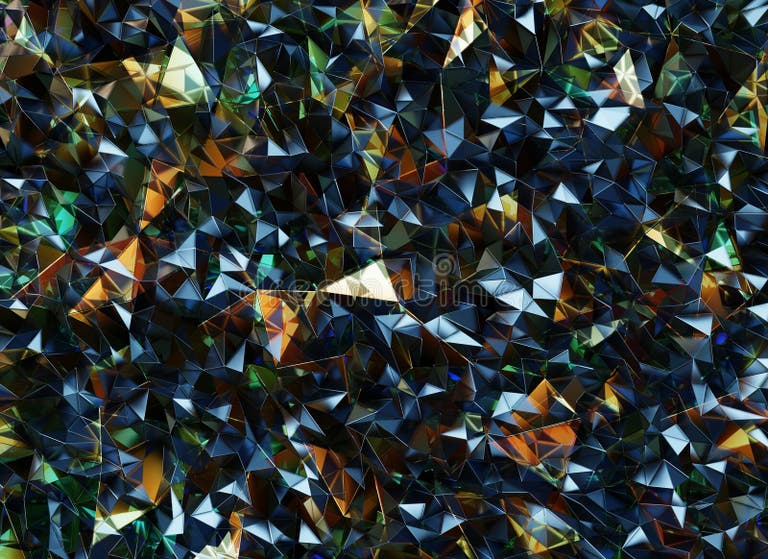 Luxury Abstract Colorful Crystal Texture Reflection Close Up Background ...