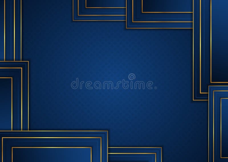 Luxury Abstract Geometric Square Background Gold Metallic Color with ...