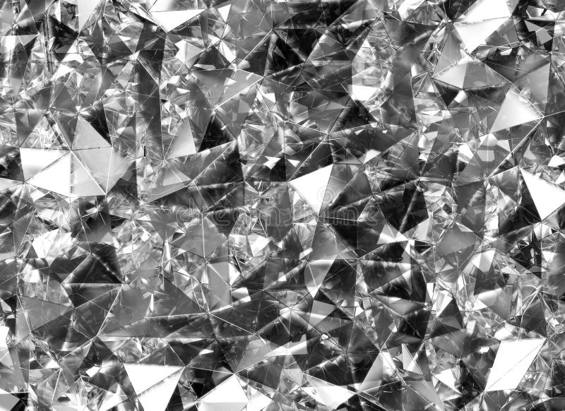 Luxury Abstract Realistic Crystals Texture with Prism Reflection Close ...