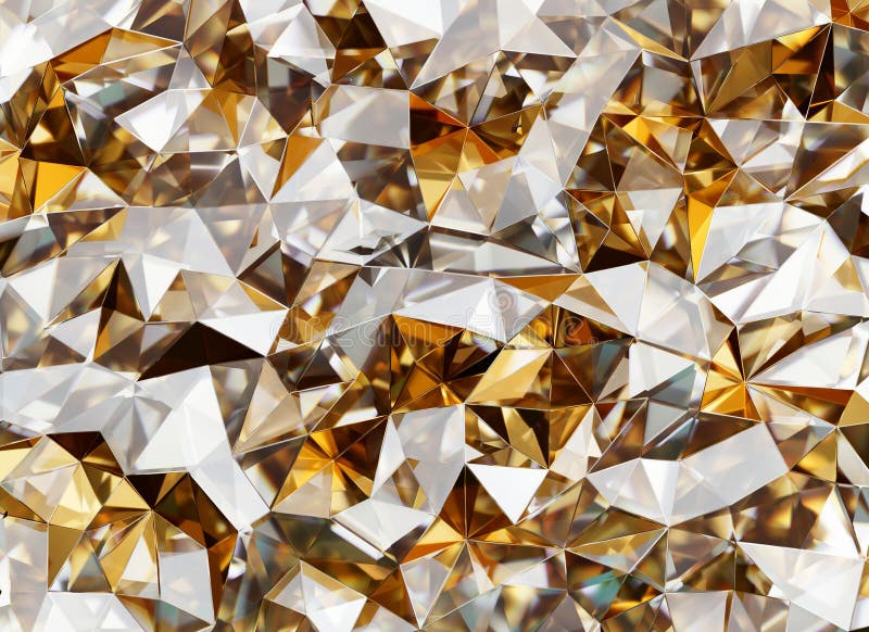 Luxury Abstract Realistic Crystals Texture with Prism Spectrum Caustic ...