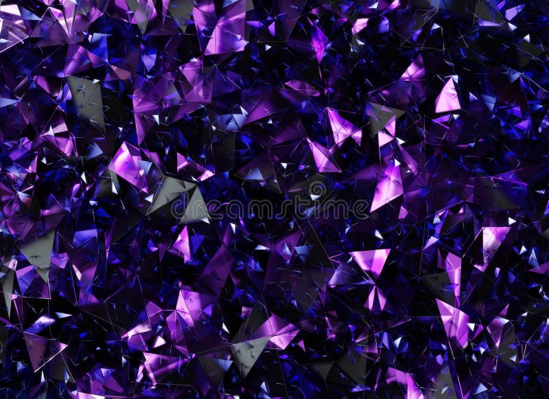 Luxury Abstract Realistic Purple Crystal Texture Reflection Close Up ...