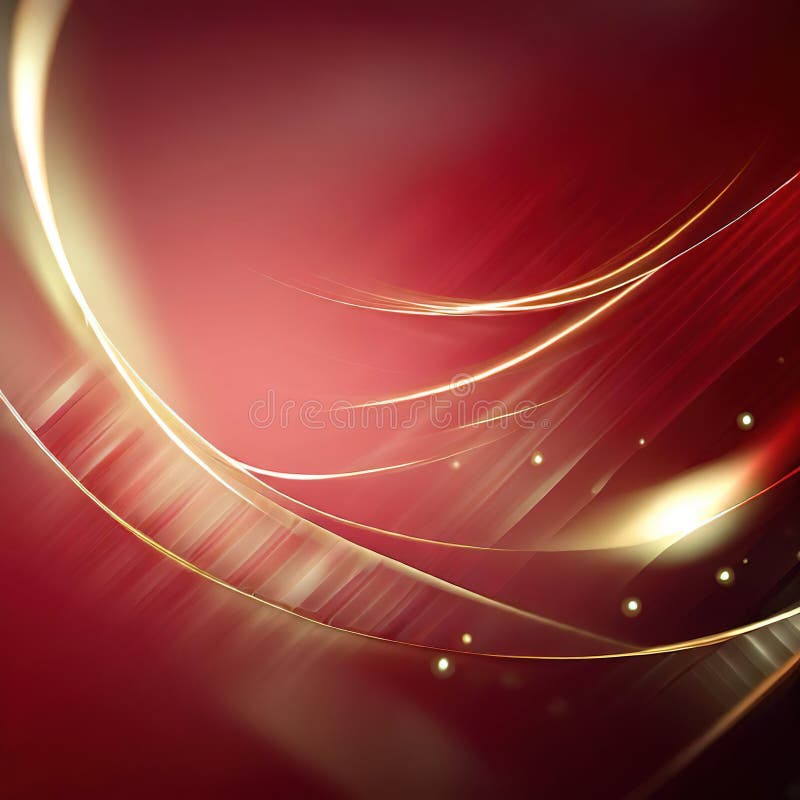 Luxury Abstract Red and Golden Background with Glitter Light Effect ...