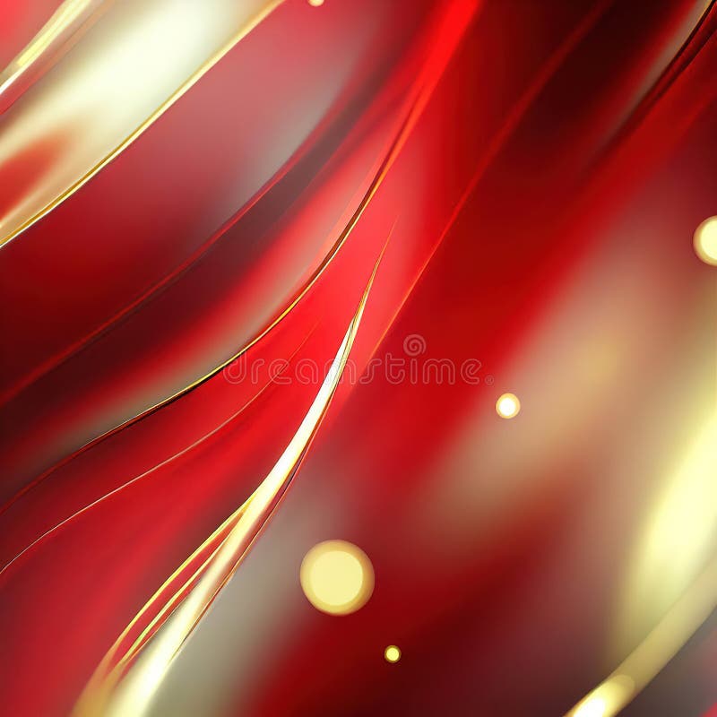 Luxury Abstract Red and Golden Background with Glitter Light Effect ...