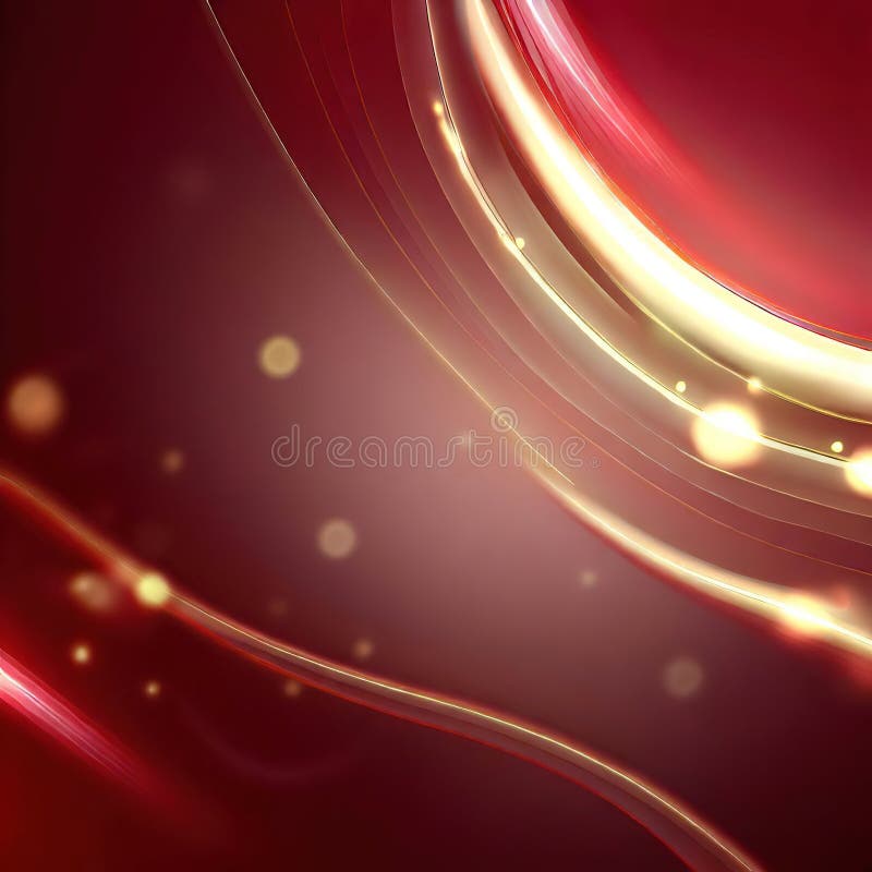 Luxury Abstract Red and Golden Background with Glitter Light Effect ...