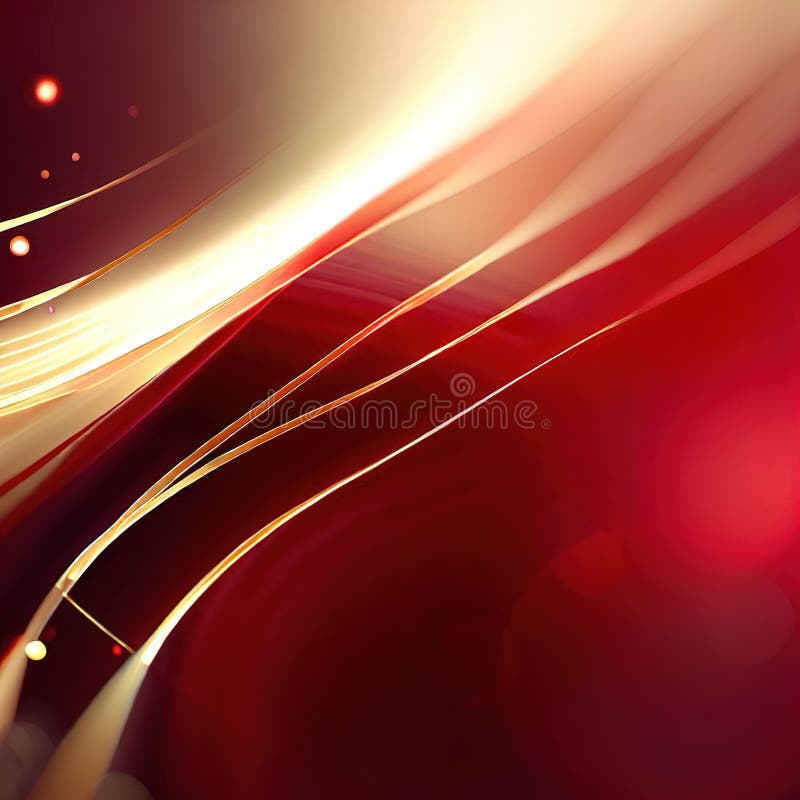 Luxury Abstract Red and Golden Background with Glitter Light Effect ...