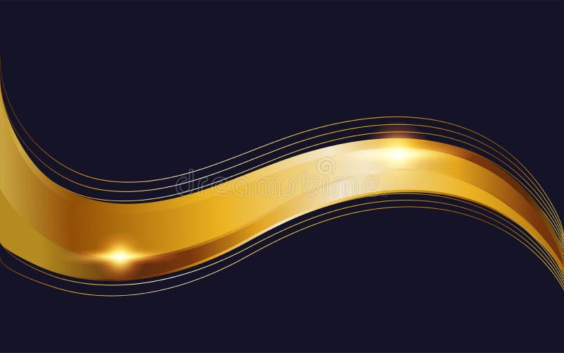 Luxury Abstract Shape Gold Vector Background Stock Vector ...