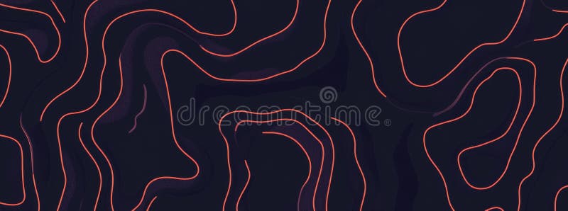 Luxury Abstract Topographic Line Map with a Modern Design, Featuring a ...