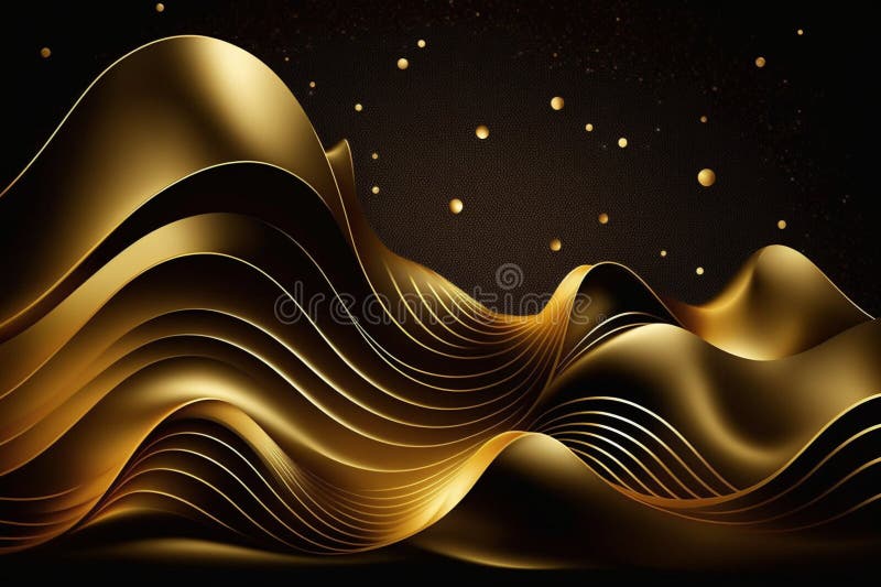 Luxury Abstract Wavy Wallpaper Background with Light, Organic Beautiful ...