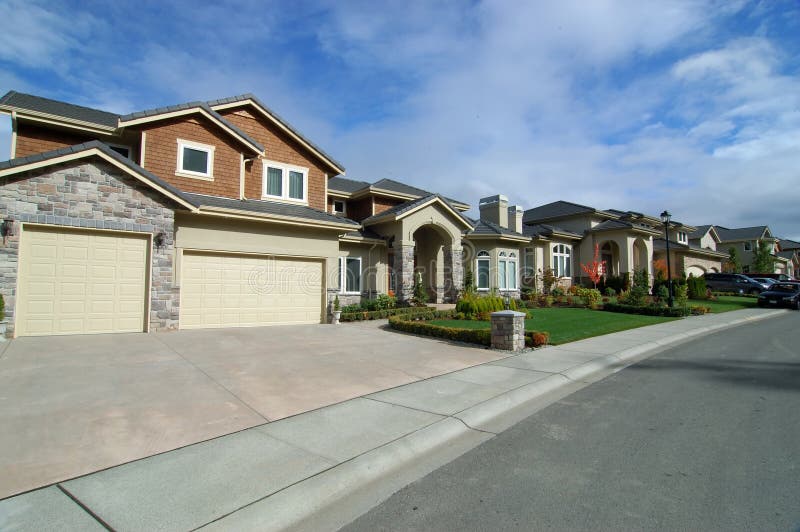 Luxury American House no.5 stock image. Image of roof - 1060223
