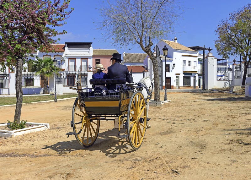 Old Carriage with Two Wheels, Driven by a Horse Editorial Photo - Image ...
