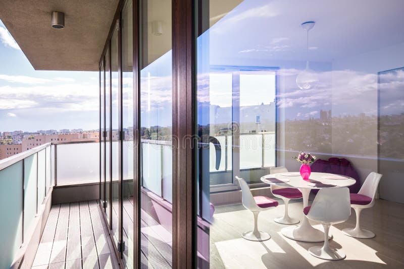 Interior of Luxury Apartment Stock Photo - Image of crystal, lather ...