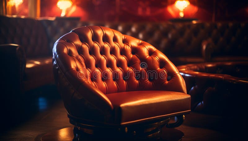 Luxury Armchair and Sofa, Comfortable Seating Arrangement Generated by ...