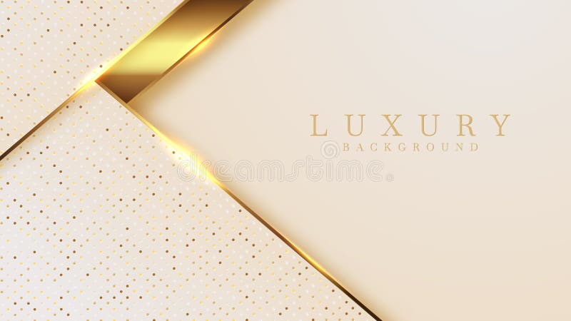 Luxury Background with Golden Lines. Vector Illustration Stock Vector ...