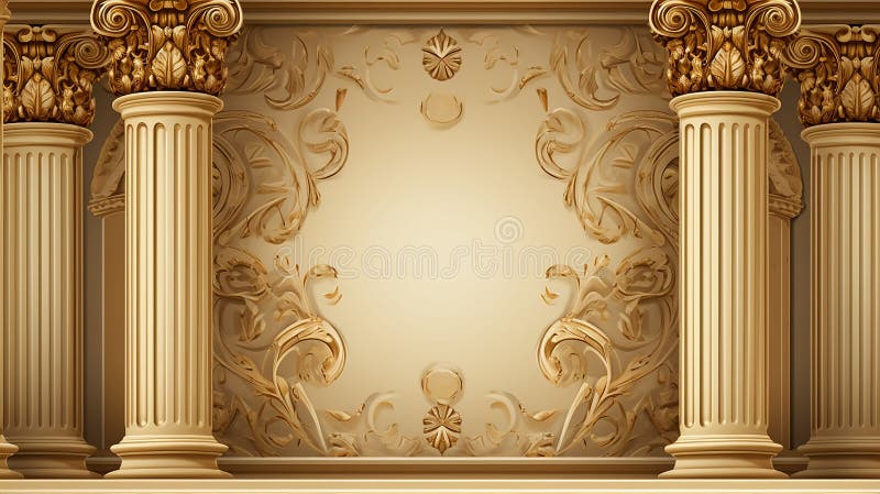 Architectural Background Ionic Column Stock Illustrations – 1,586 ...