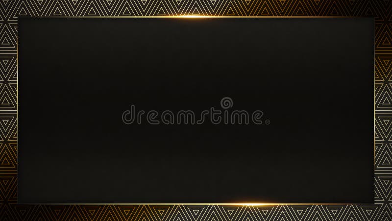 Luxury Background Presentation Frame Slide Layout Template Illustration ...