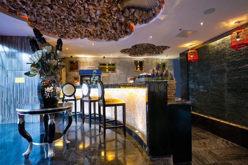 Luxury bar interior stock photo. Image of luxury, seat - 22675690