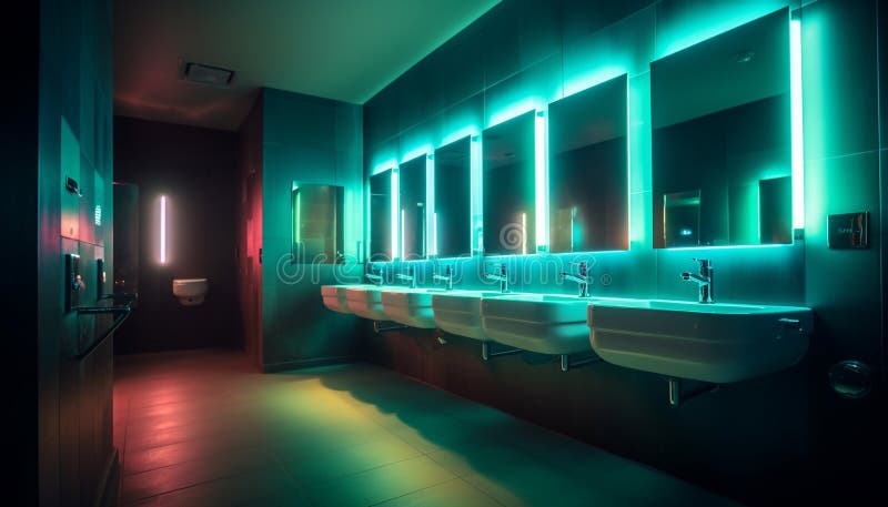 Luxury Bathroom with Modern Architecture and Elegant Decor Generated by ...