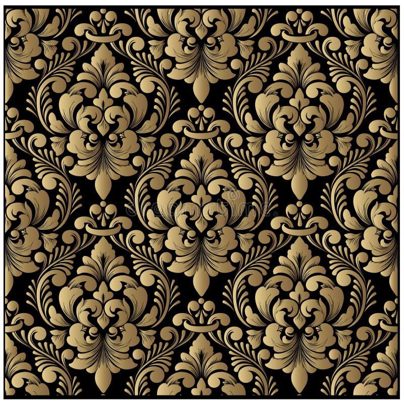 Luxury Batik Pattern Background Stock Vector - Illustration of online ...