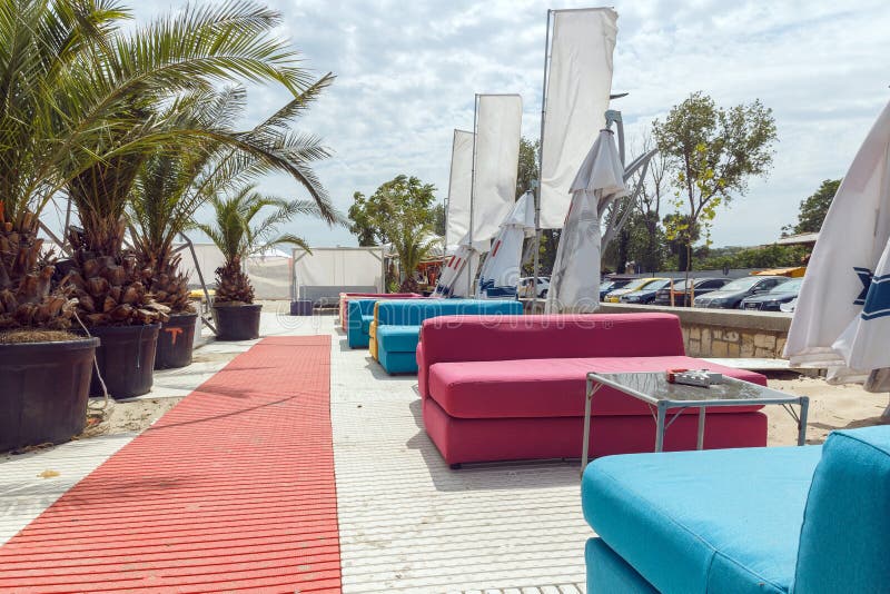 Luxury beach terrace stock photo. Image of elegant, interest - 43211754