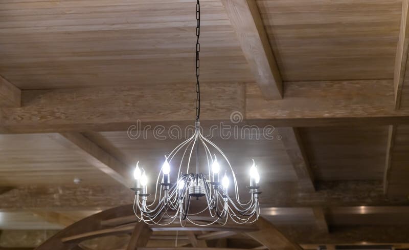 Luxury Beautiful Retro Edison Light Lamp Decor Stock Photo - Image of ...