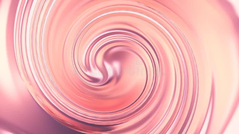 Luxury Beautiful Splash of Flow of Pink Gold. 3d Illustration, 3d ...