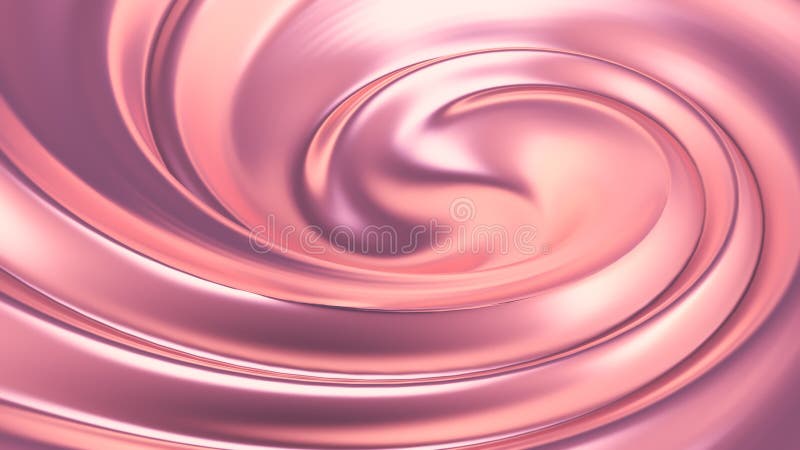 Luxury Beautiful Splash of Flow of Pink Gold. 3d Illustration, 3d ...
