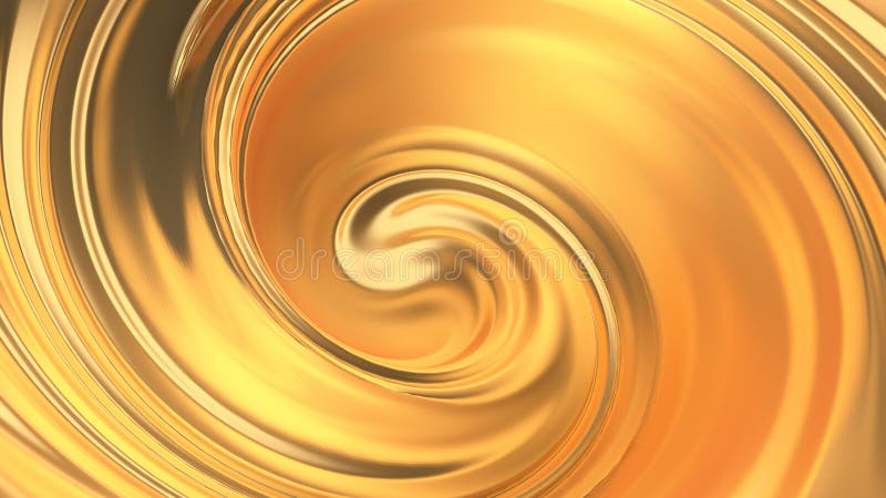 Luxury Beautiful Splash of Gold Flow. 3d Illustration, 3d Rendering ...