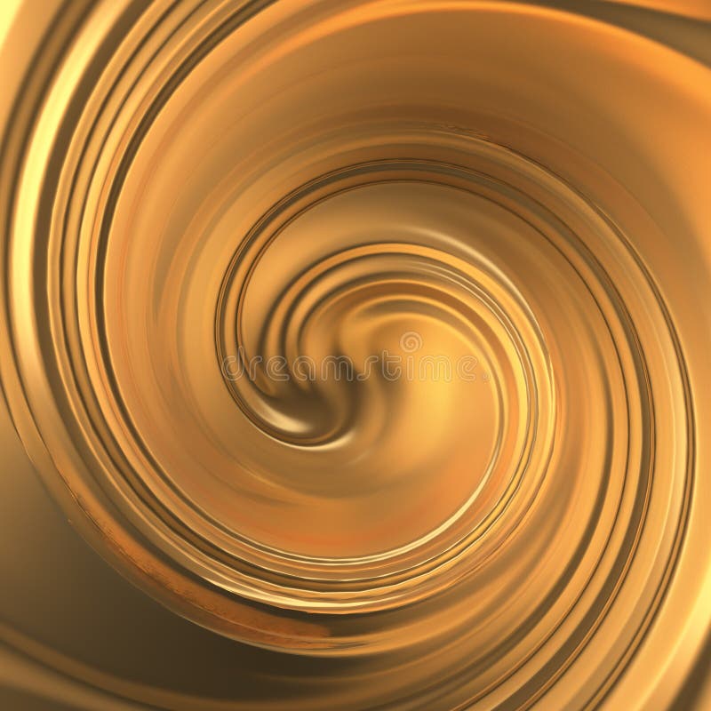 Luxury Beautiful Splash of Gold Flow. 3d Illustration, 3d Rendering ...