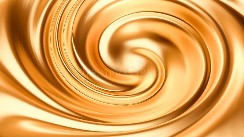 Luxury Beautiful Splash of Gold Flow. 3d Illustration, 3d Rendering ...