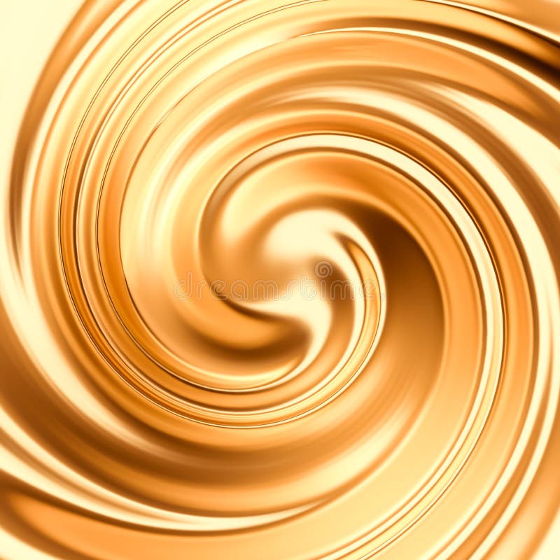 Luxury Beautiful Splash of Gold Flow. 3d Illustration, 3d Rendering ...