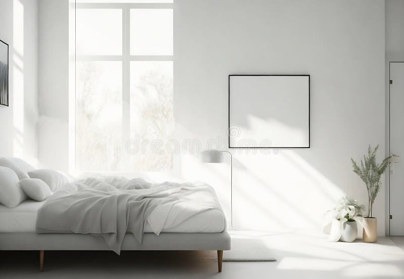 Luxury Bedroom Interior with Bedding Sheet Dark Tone and Modern Style ...