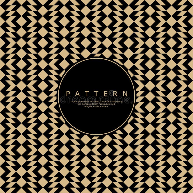 Luxury Black Abstract Geometric Pattern. Modern Abstract Shape Seamless ...