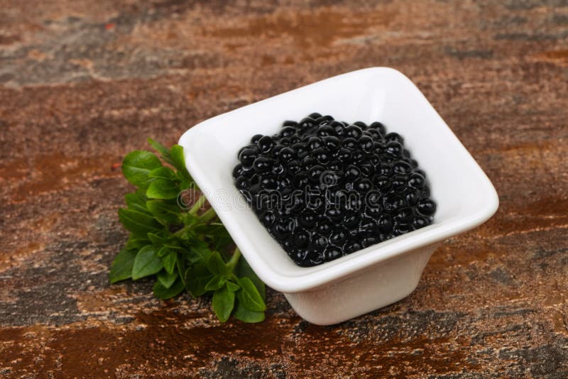 Luxury Black Caviar stock image. Image of closeup, macro - 139056925
