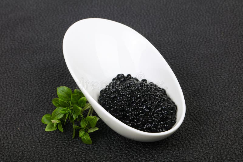 Luxury Black Caviar stock photo. Image of delicious - 156077532