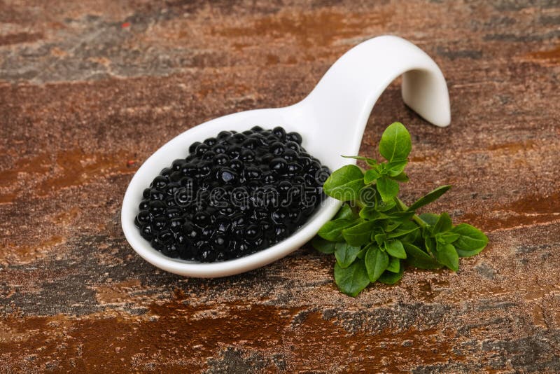 Luxury Black Caviar stock photo. Image of color, caviare - 178014344