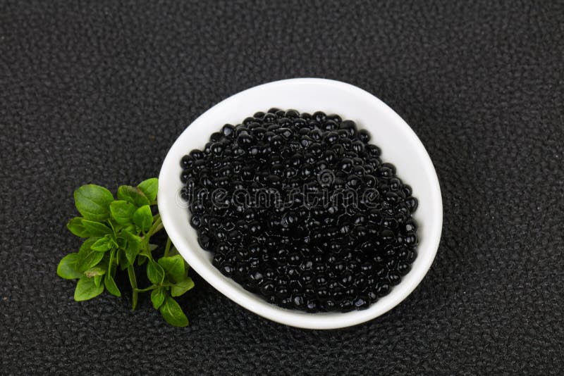 Luxury Black Caviar stock image. Image of fresh, healthy - 182871597