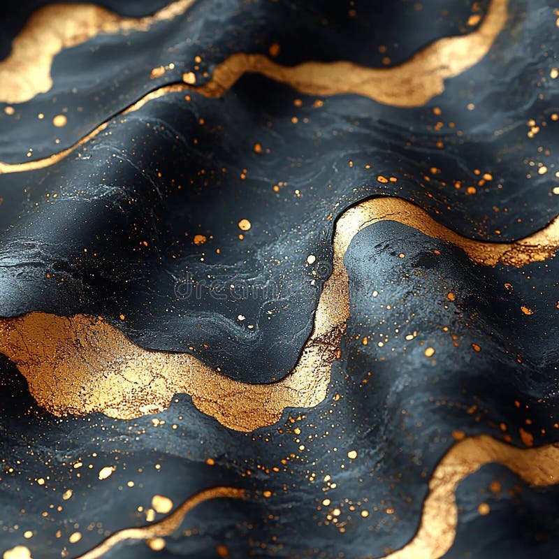 Luxury Black and Gold Wrapping Paper Featuring a Minimalist Design with ...