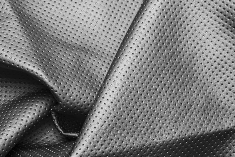 Luxury Black Leather with a Perforated Texture. Business Class ...
