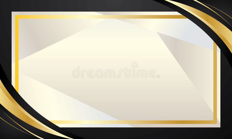 Luxury Black White and Gold Certificate Background Images Stock Vector ...